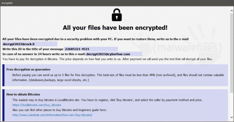 Remove Elbie Ransomware (Recover .ELBIE Files) - MalwareFixes