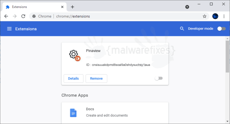How to Remove Pinaview - MalwareFixes