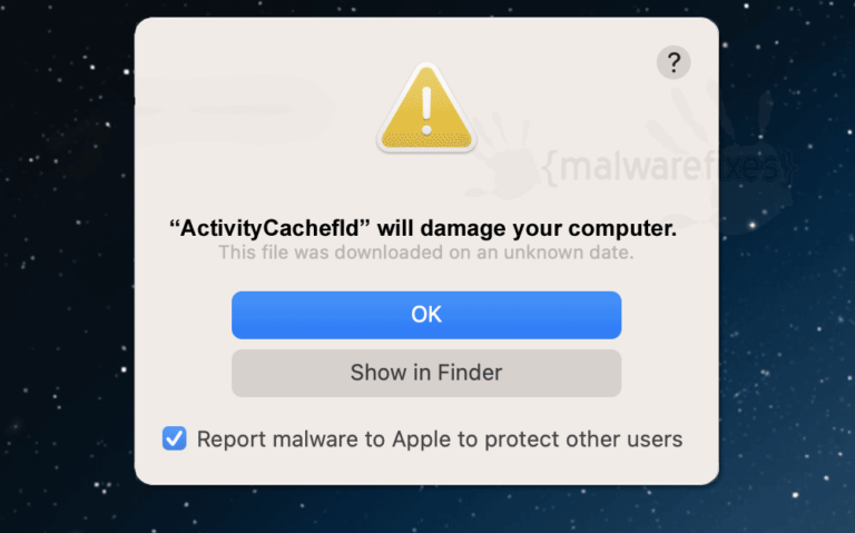 How to Remove ActivityCachefld from Mac - MalwareFixes