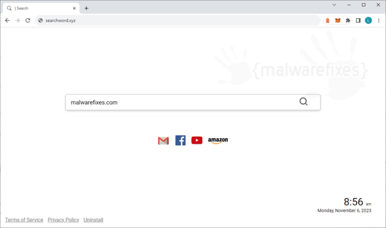 Remove Searchword.xyz Hijacker - MalwareFixes