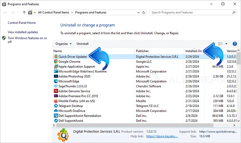 Quick Driver Updater - How to Uninstall It - MalwareFixes Quick Driver Updater - How to Uninstall It - MalwareFixes
